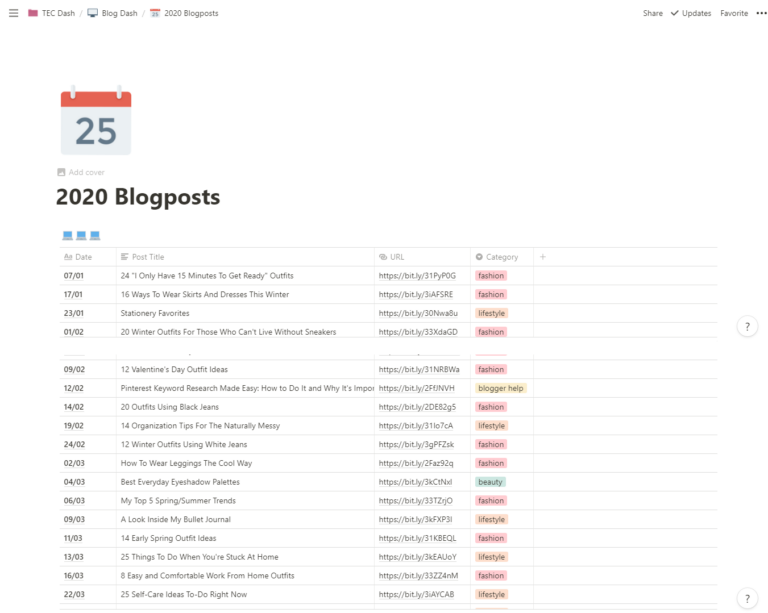 How I Use Notion For Blogging : Top Tips | The European Closet