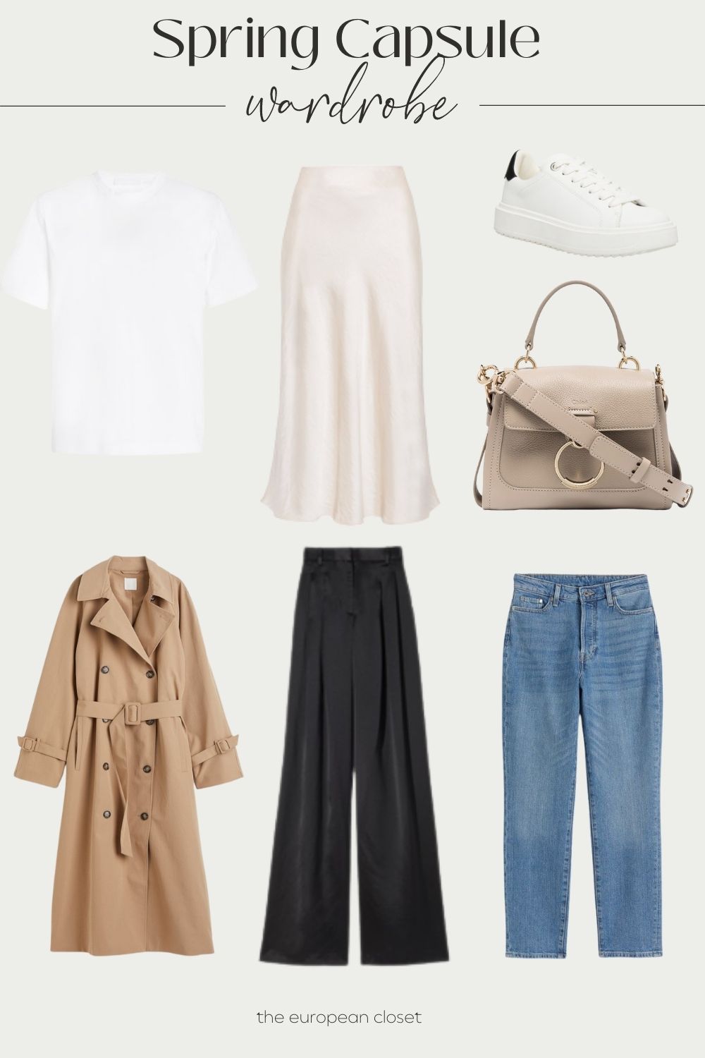 Spring Capsule Wardrobe | The European Closet