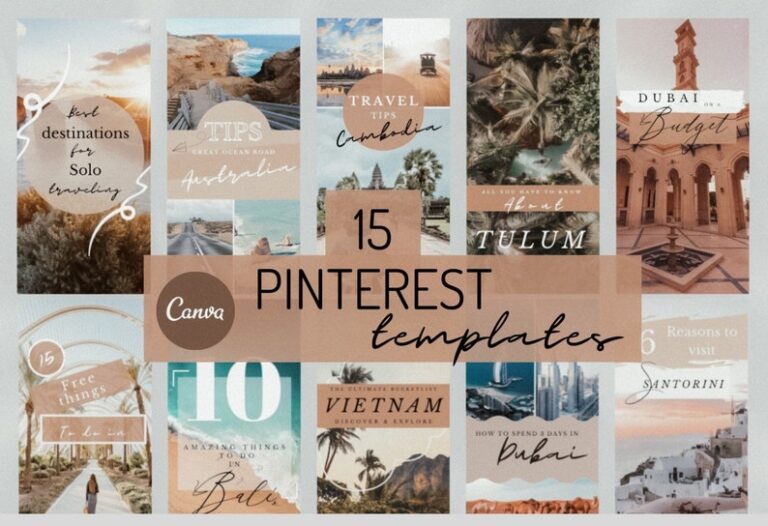 20 Amazing Pinterest Templates For Bloggers | The European Closet