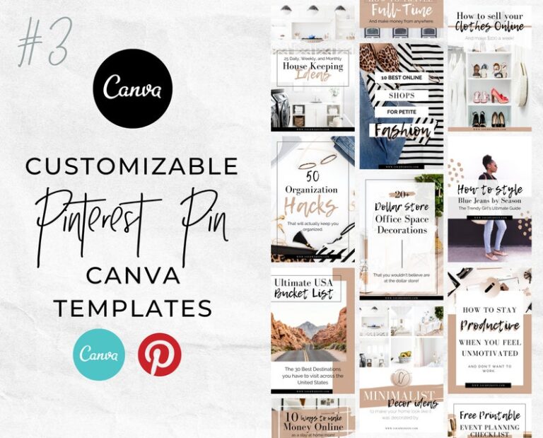 20 Amazing Pinterest Templates For Bloggers | The European Closet