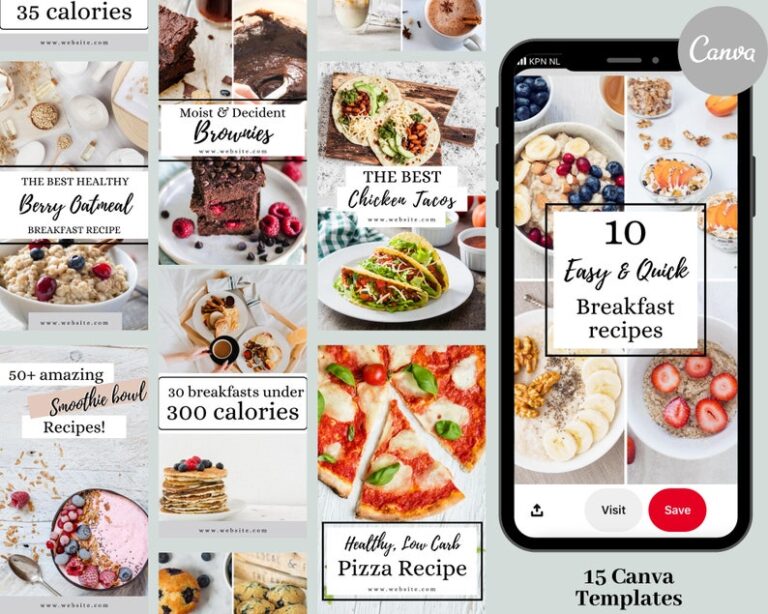20 Amazing Pinterest Templates For Bloggers | The European Closet