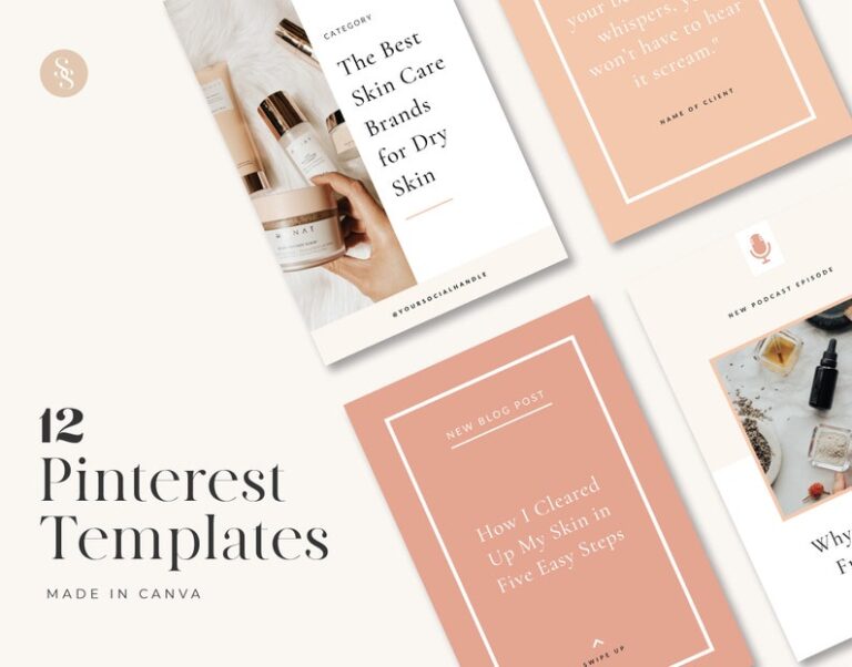 20 Amazing Pinterest Templates For Bloggers | The European Closet