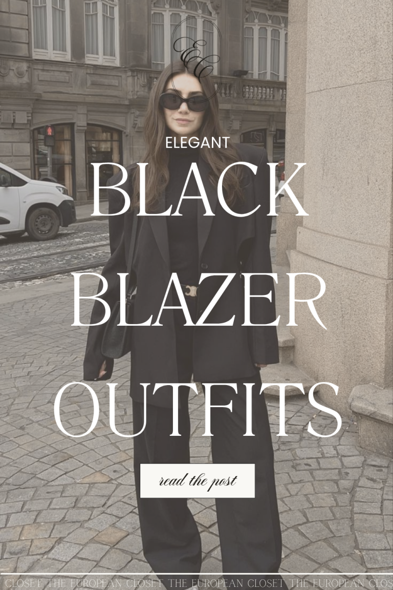 How to Style a Black Blazer for Fall
