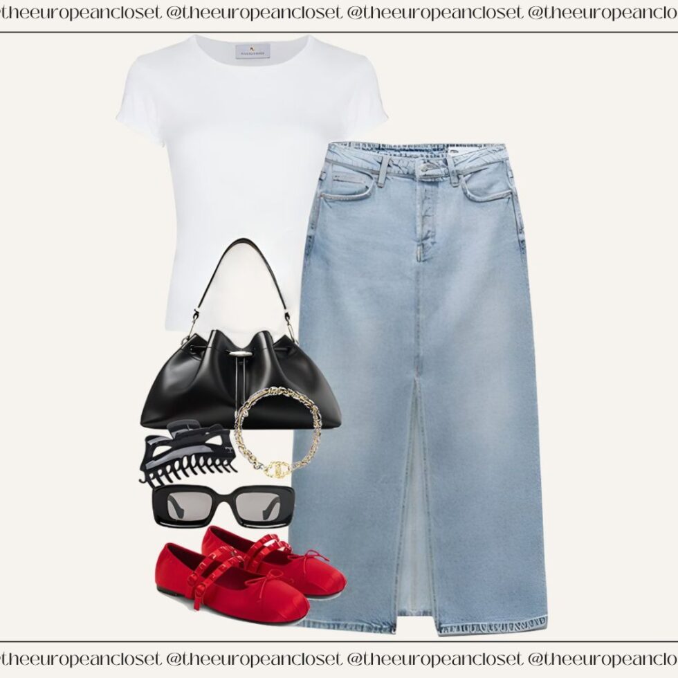 5 Cute Ballet Flats Outfits For Summer | The European Closet
