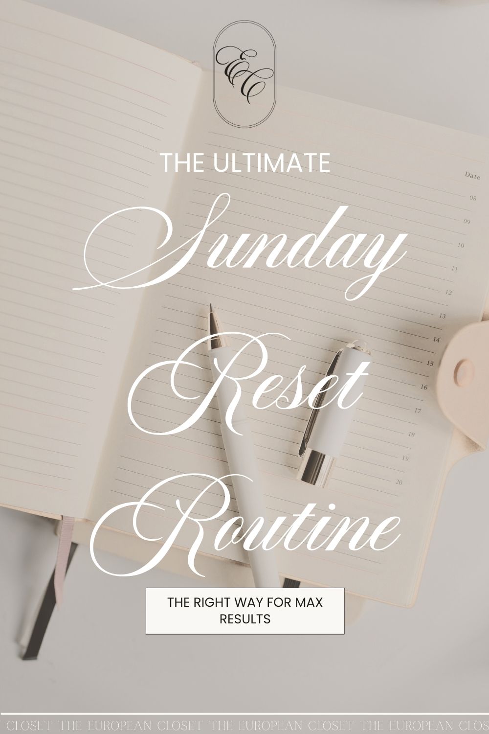 The Best Sunday Reset Routine for Timeless Elegance